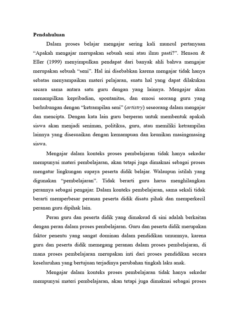 Dr. Badrus KARAKTERISTIK DAN PERAN GURU DALAM PROSES BELAJAR SISWA ...