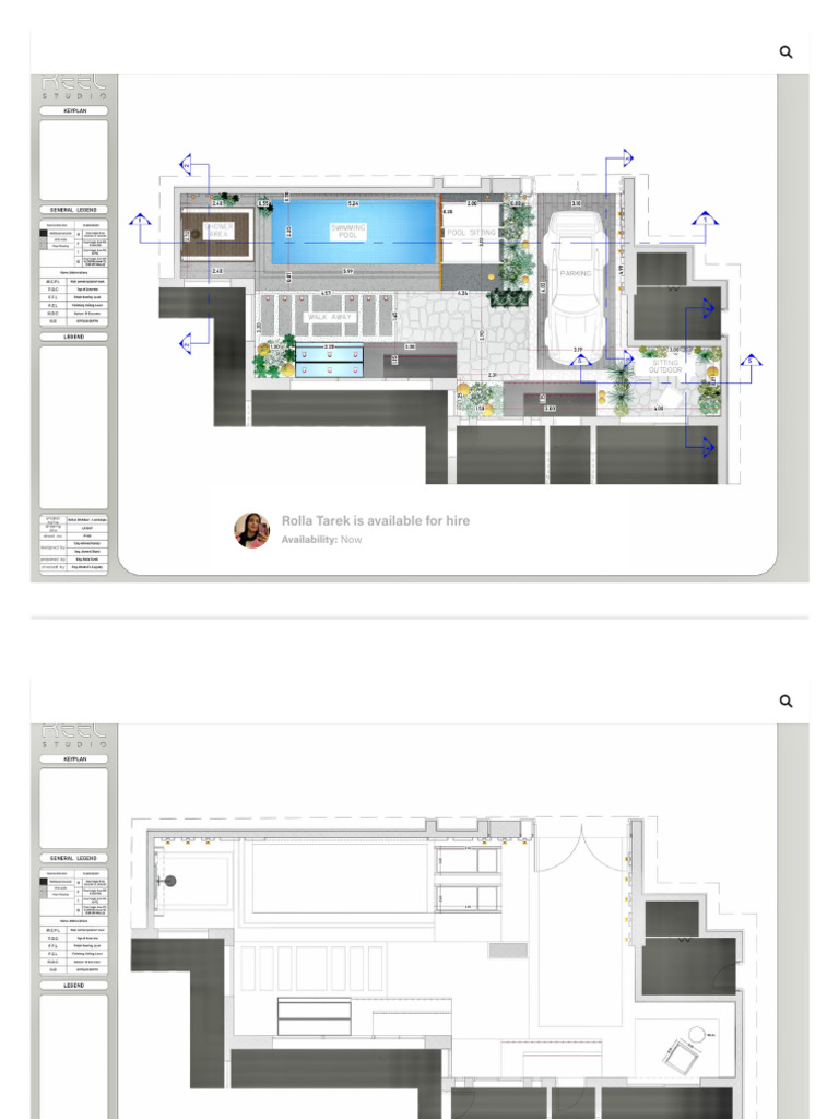 Villa Landscape Shop Drawings - Behance | PDF