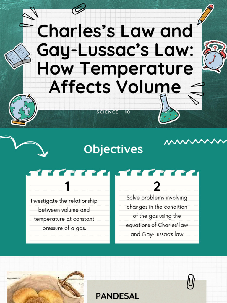 LESSON 2 Charles and Gay Lussacs Law | PDF | Gases | Volume