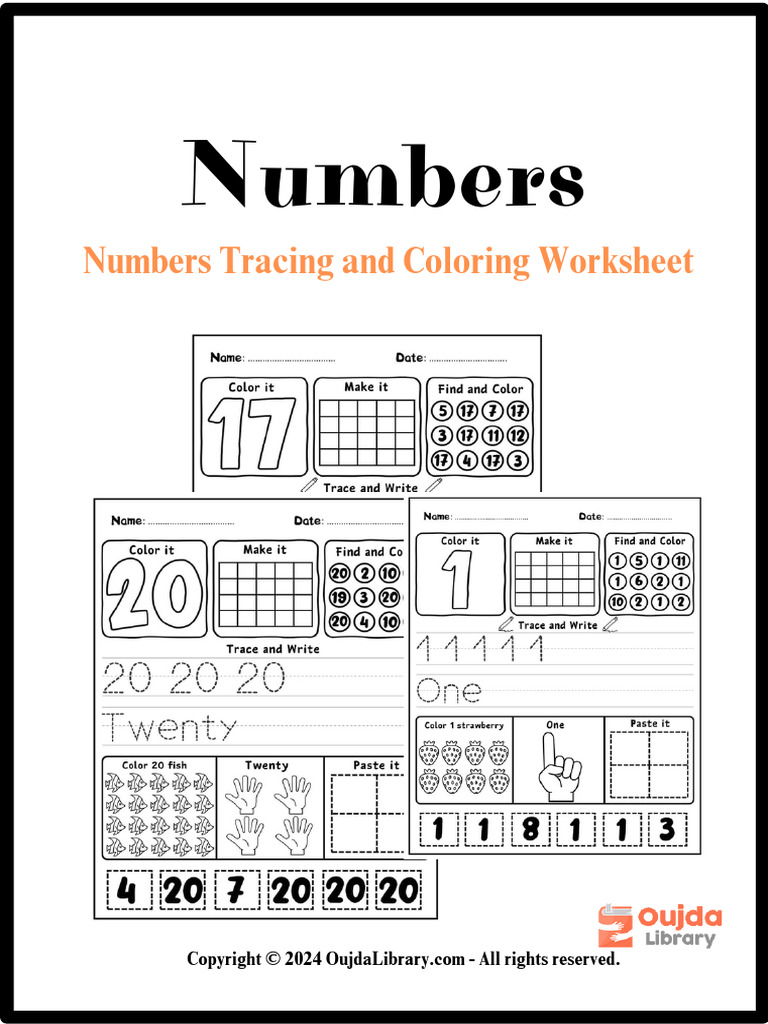 Numbers Activity Pack | PDF