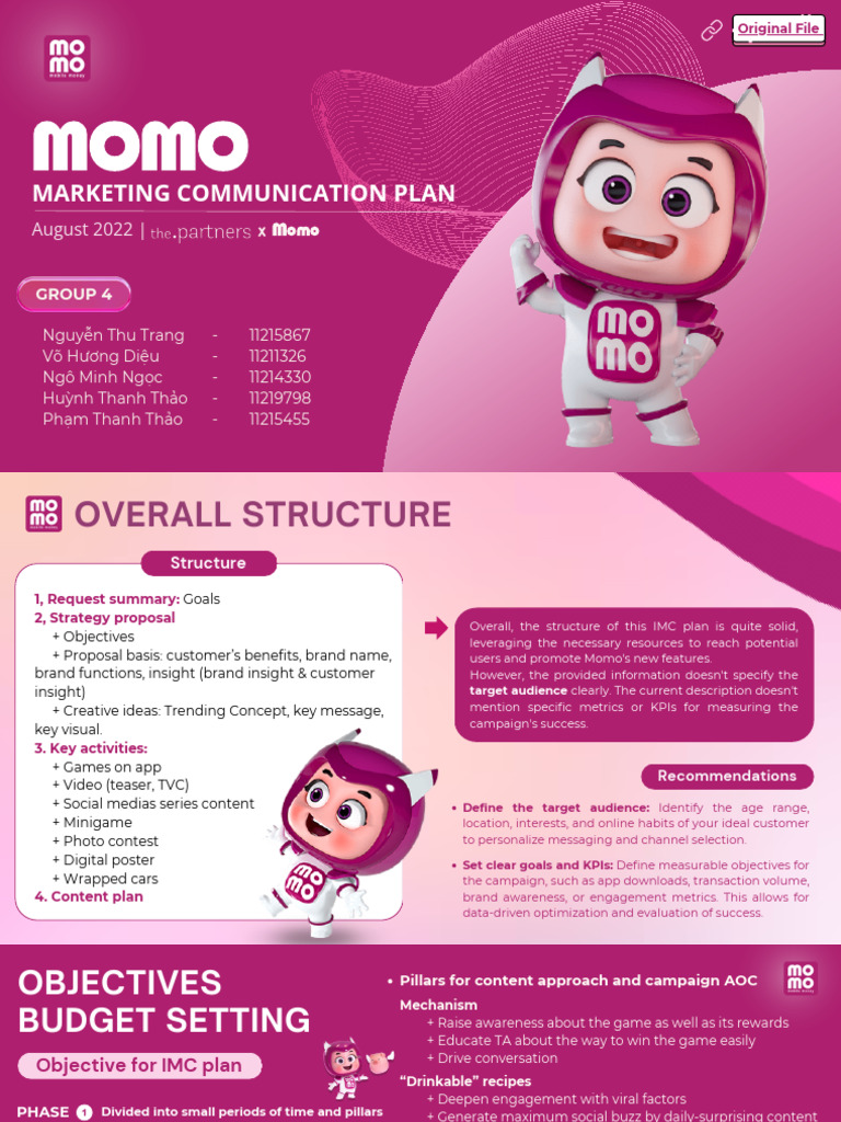 Analysis of Momo & Uniben Plan | PDF