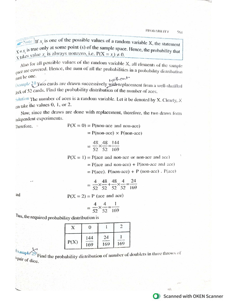 Probability 12,13.4&13.5 | PDF