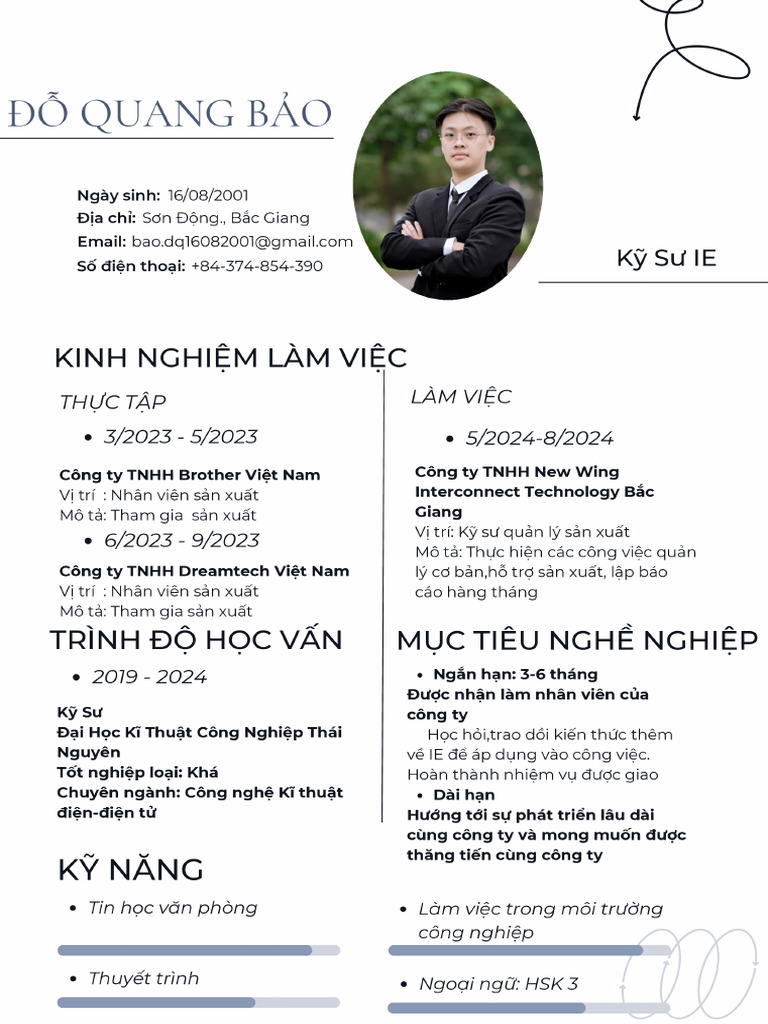 CV-DO QUANG BAO-CBN | PDF