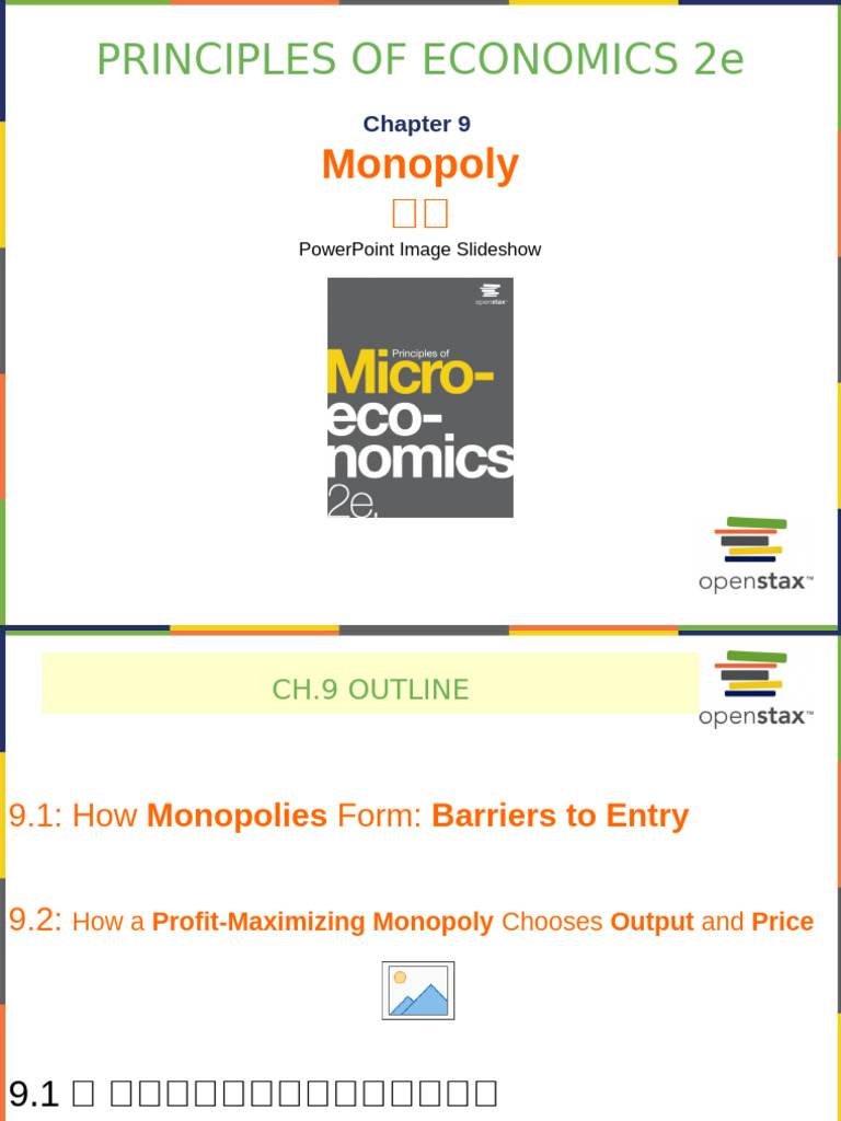 P09-1 Economics2e-Ch9 Monopoly | PDF | Monopoly | Profit (Economics)