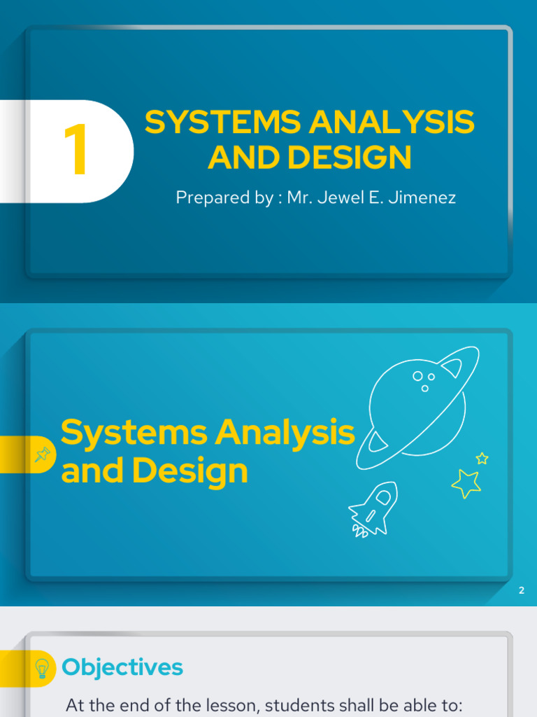 SAD-Unit-1-Lesson-2 | PDF | System | Consultant