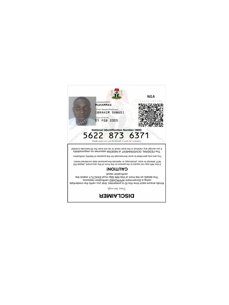 Ibrahim Sunusi Muhammad | PDF