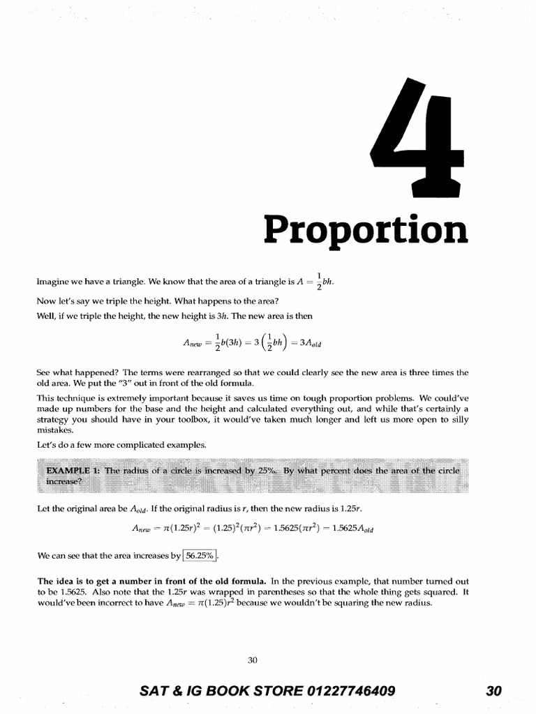 Proportion Theory | PDF