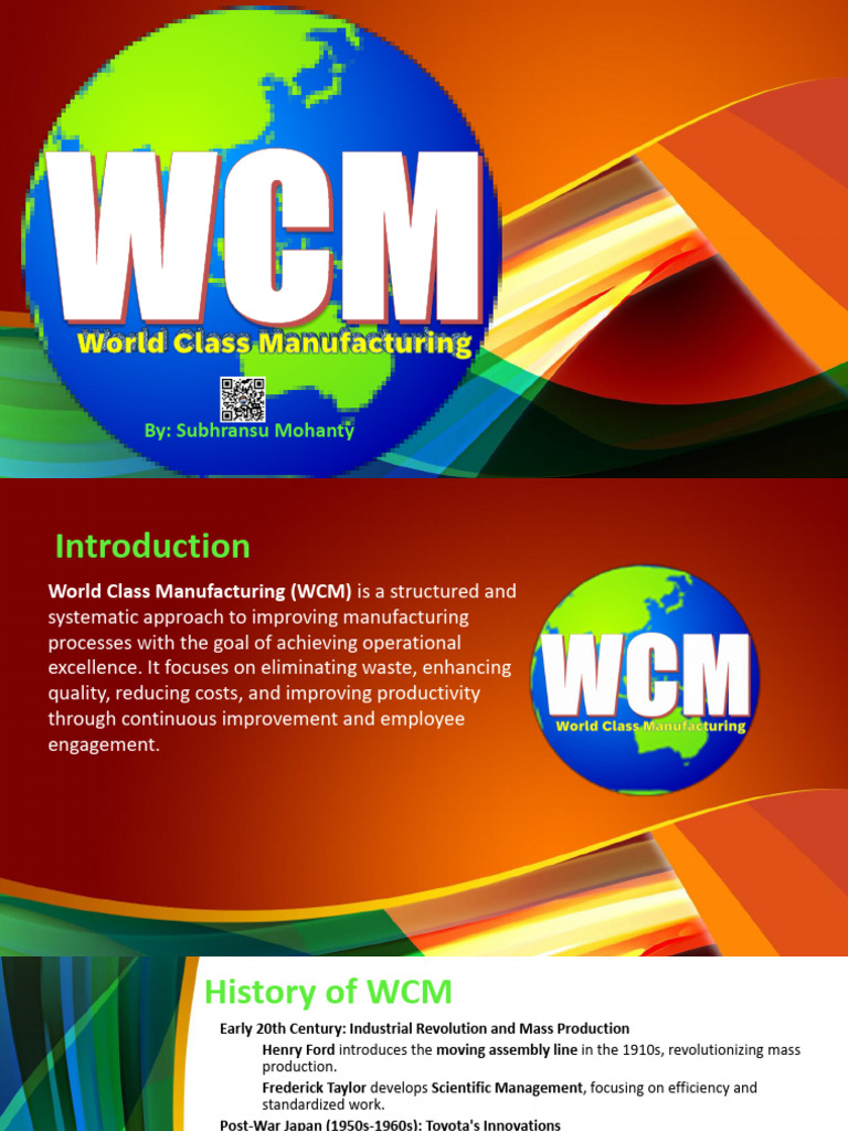 WCM | PDF | Lean Manufacturing | Safety