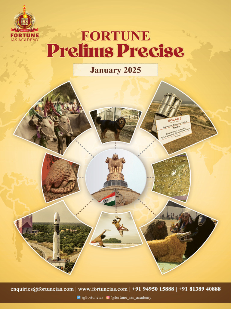 Prelims Precise January (2025) | PDF | Hajj