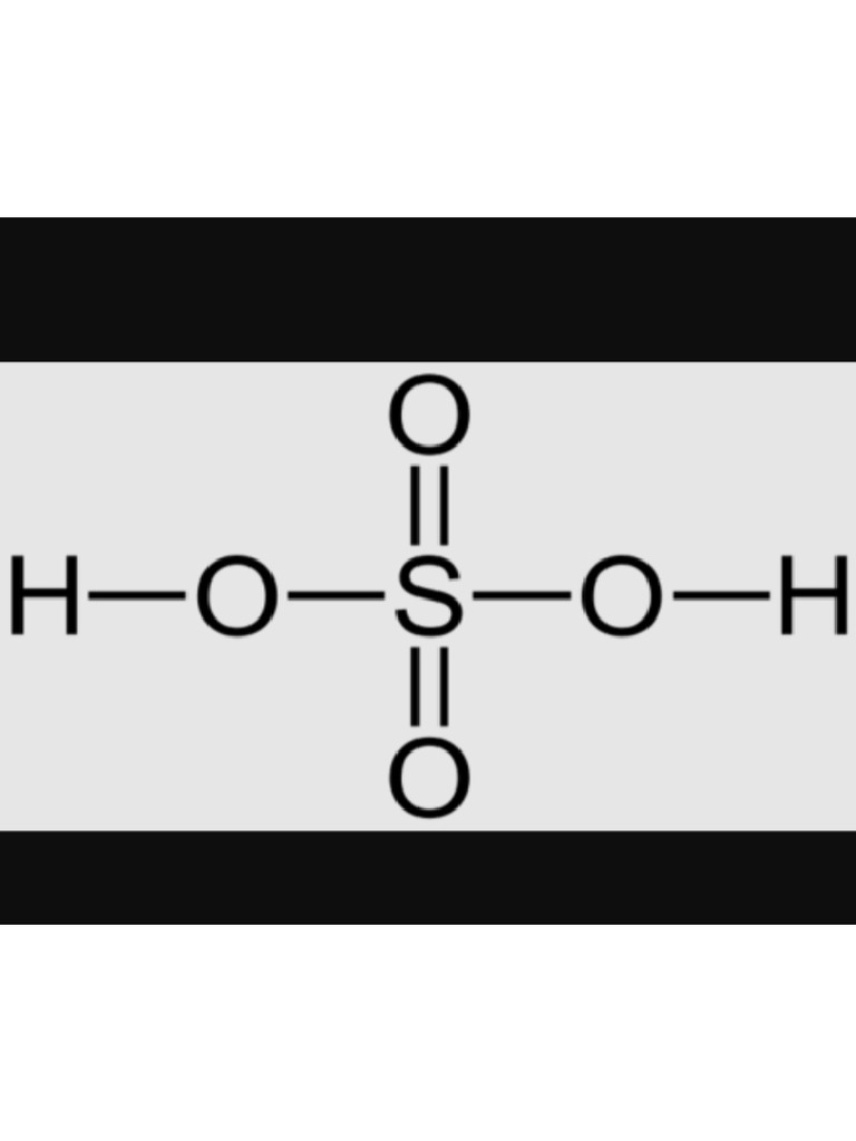 Structure of H2SO4 | PDF