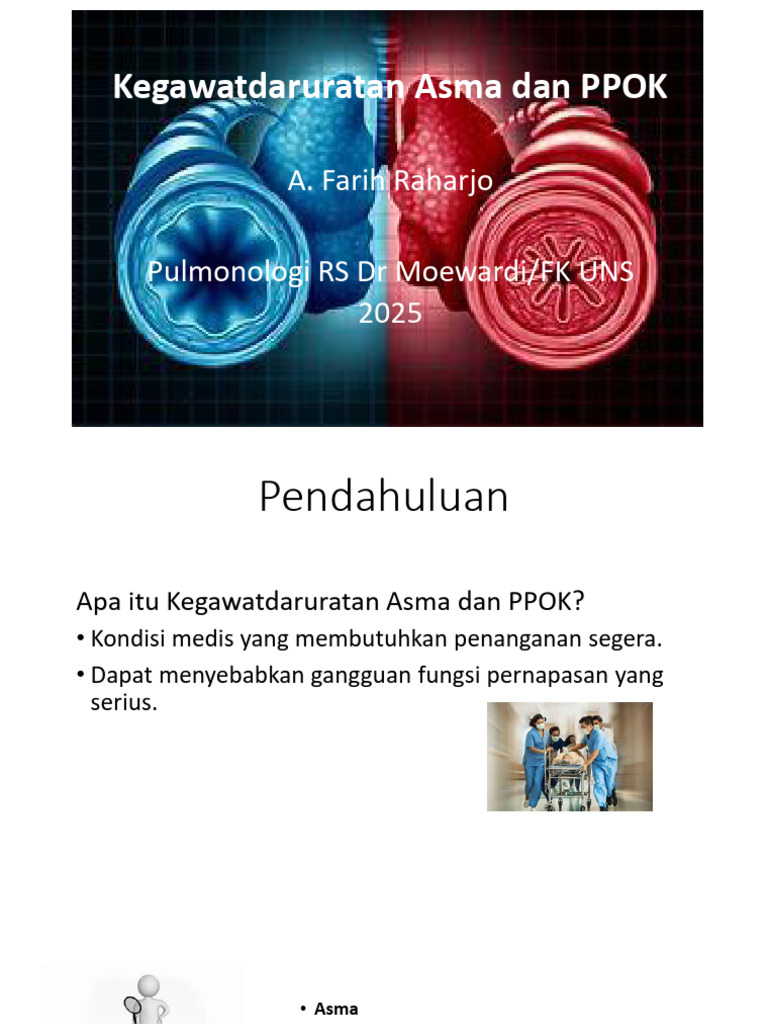 Kegawatdaruratan Asma dan PPOK | PDF
