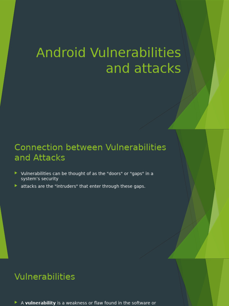 Android Security: Vulnerabilities & Attacks | PDF