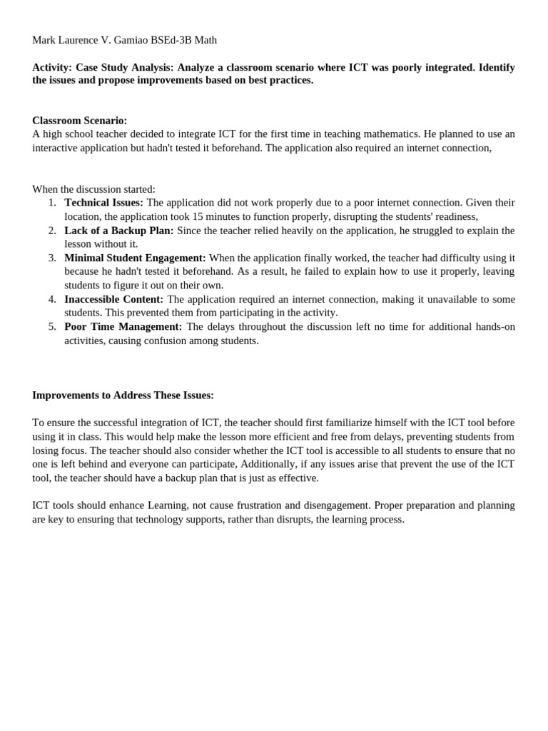 TTL 2 Case Study | PDF