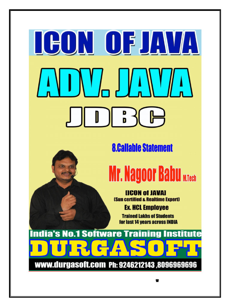 8callable Statement Pdf Parameter Computer Programming Integer 2958