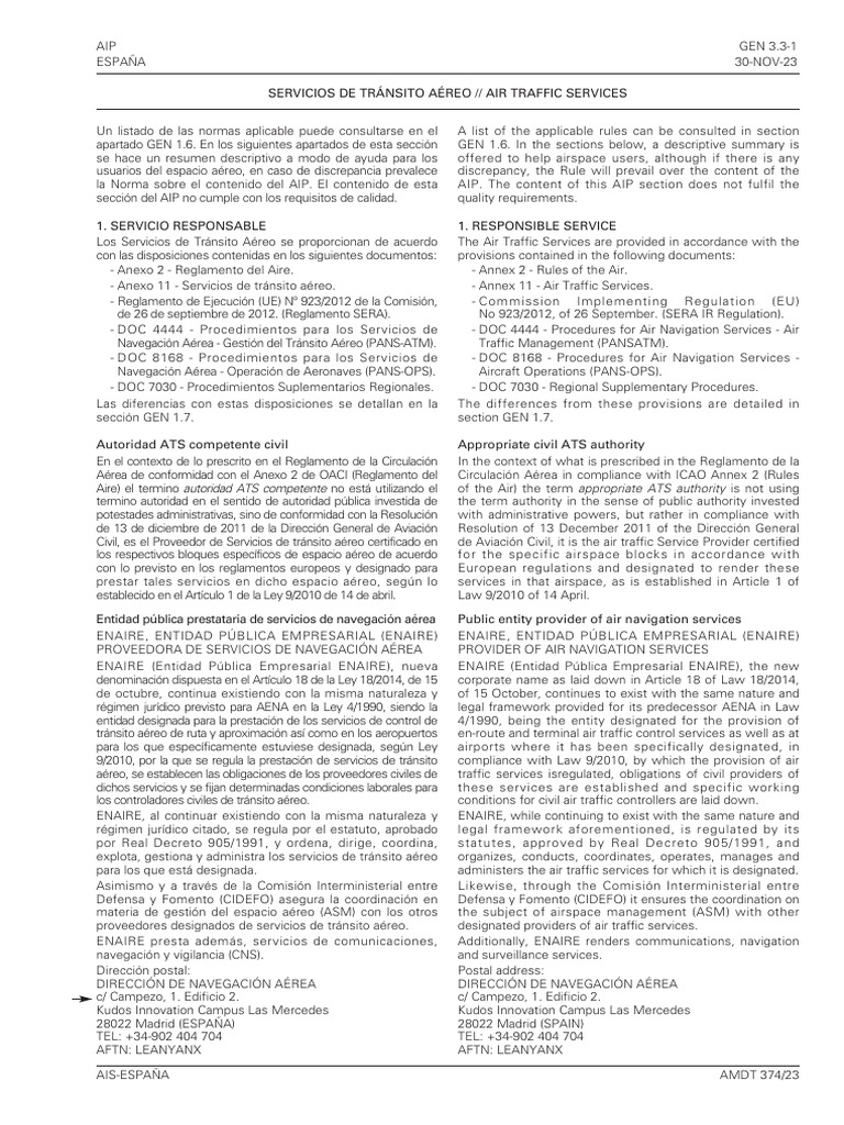 LE GEN 3 3 en | PDF | Aeronáutica | Transporte