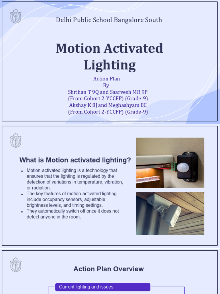 Motion Sensored Lighting | PDF | Lighting