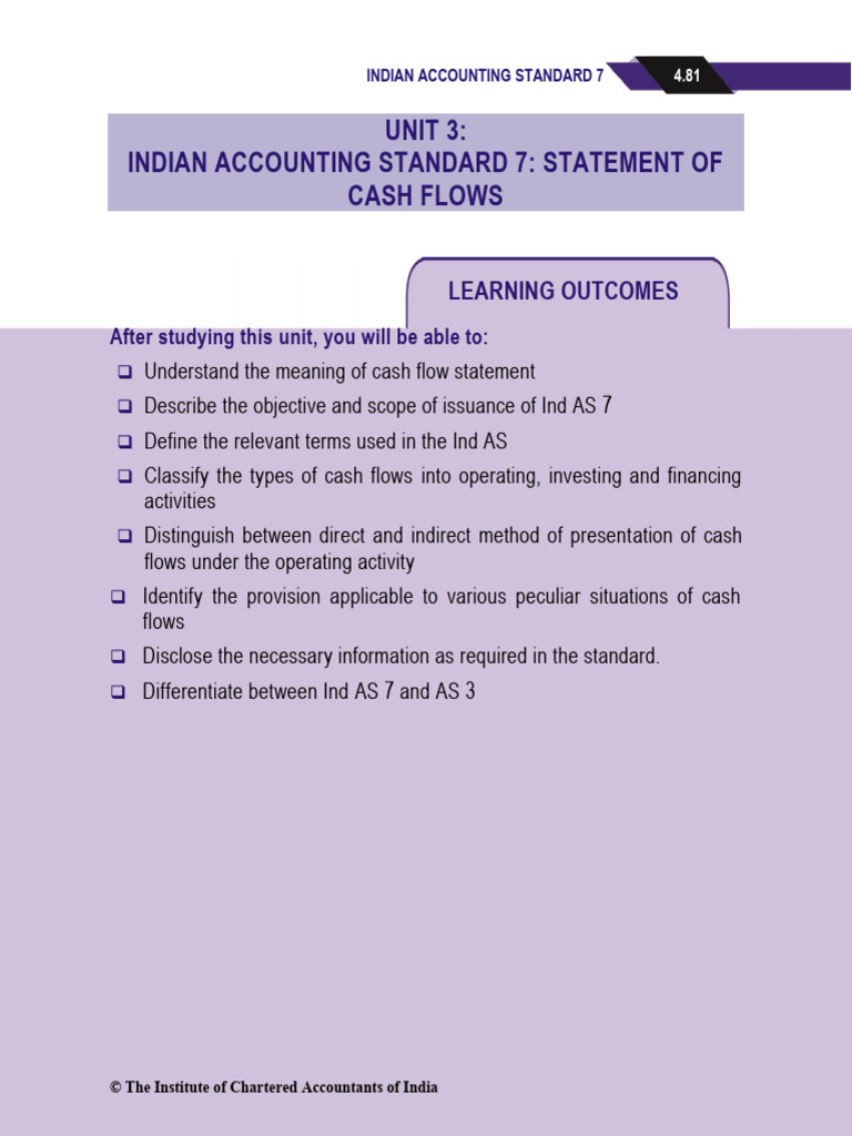 Understanding Ind AS 7: Cash Flow Statement | PDF | Expense | Dividend