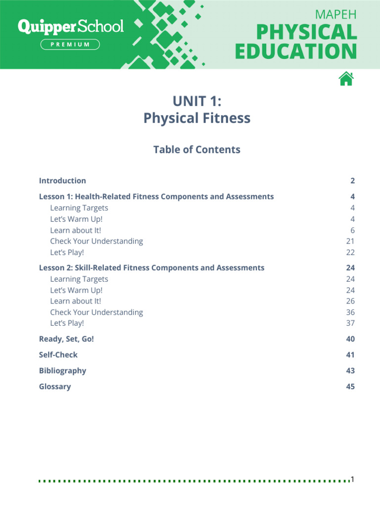 Final_PE 8.1 Physical Fitness, 2 Lessons | PDF | Flexibility (Anatomy ...