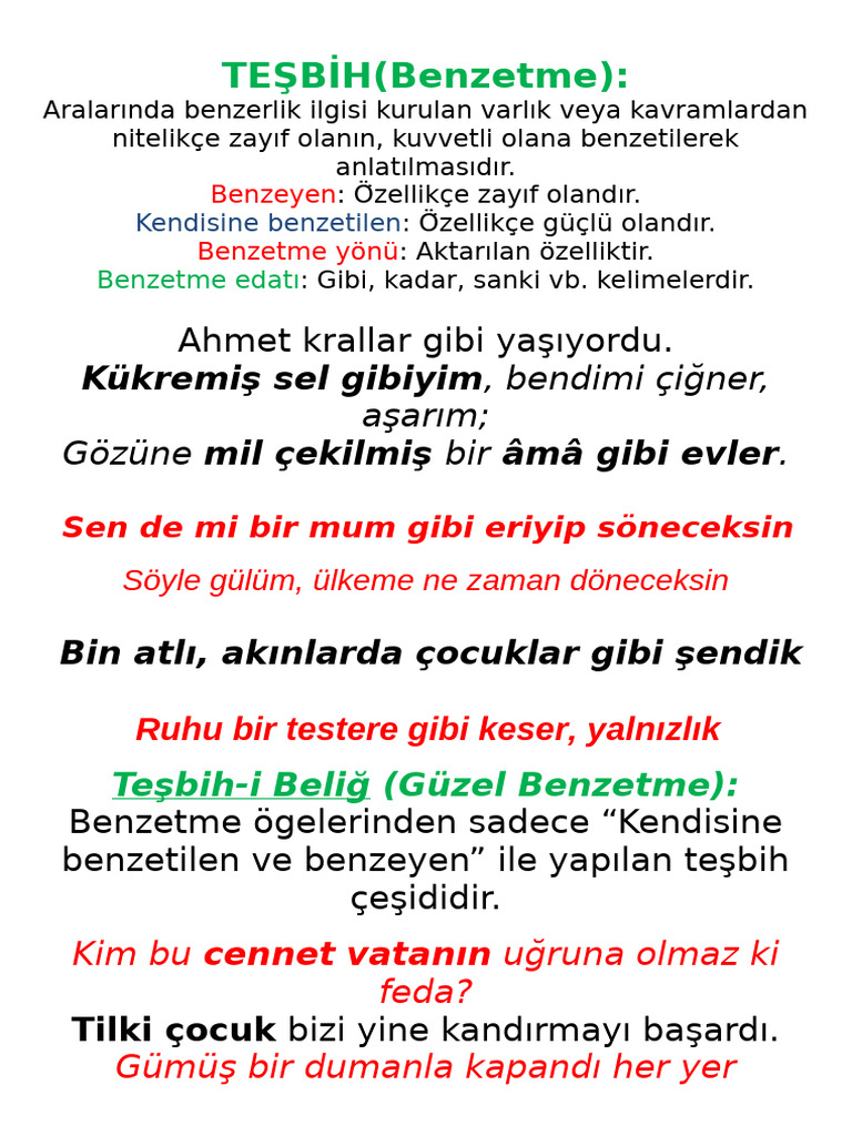 2025 Edebi̇ Sanatlar Konu | PDF