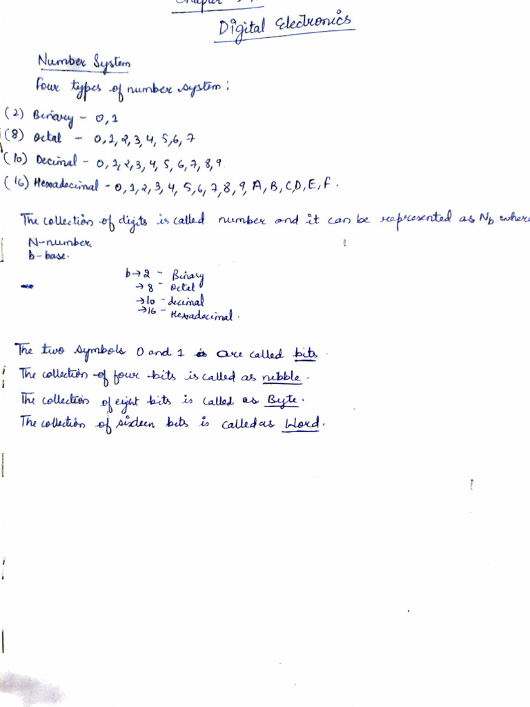 Digital Electronics (1) | PDF
