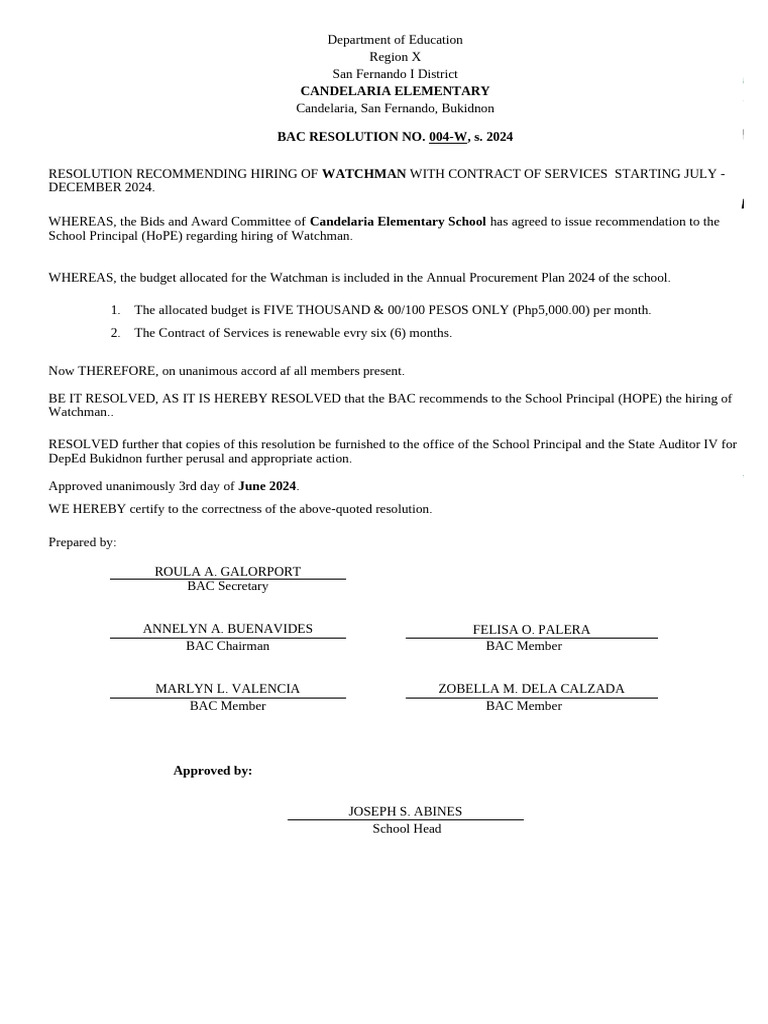 BAC-RESO-watchman | PDF