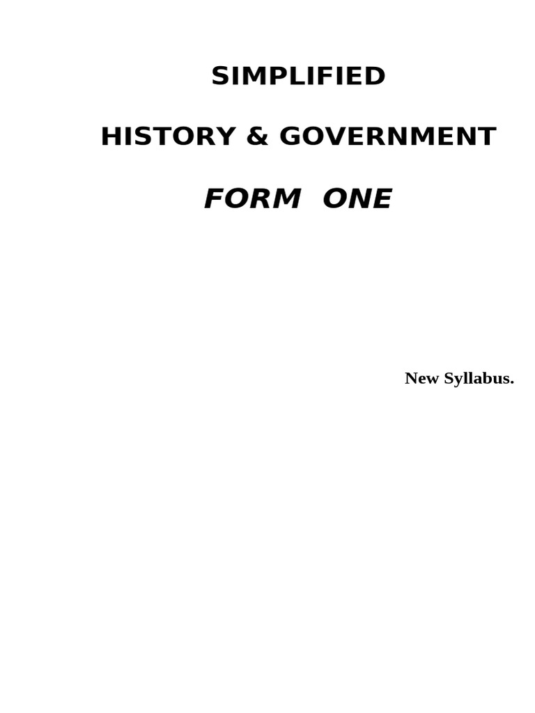 History Form 1 Notes | PDF | Agriculture | Stone Age