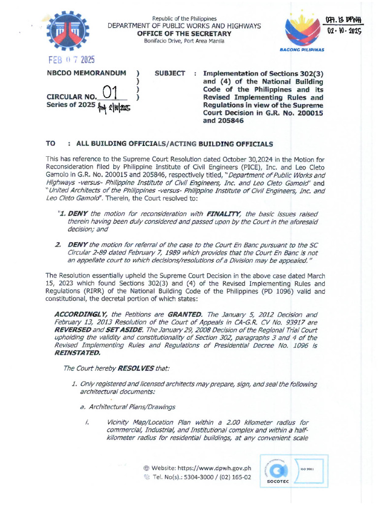 NBCDO MC 01 s2025 | PDF