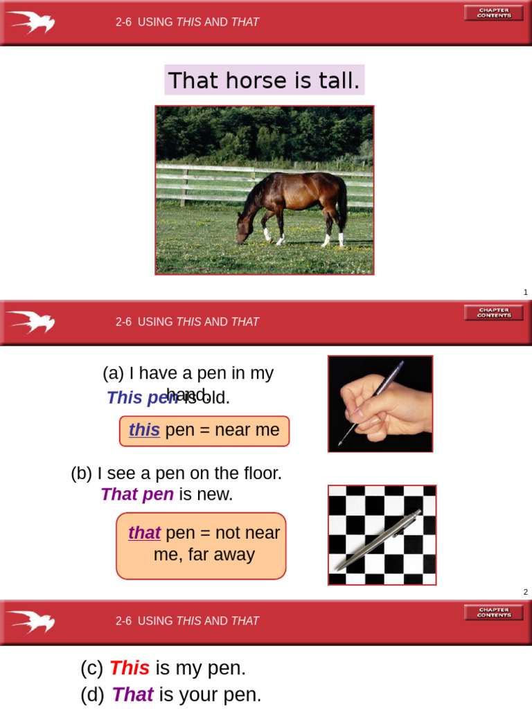 Demonstratives Grammar Explanation 2022 | PDF | Morphology | Language ...