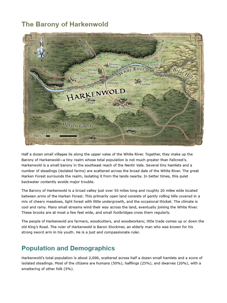 ROL The Barony of Harkenwold | PDF