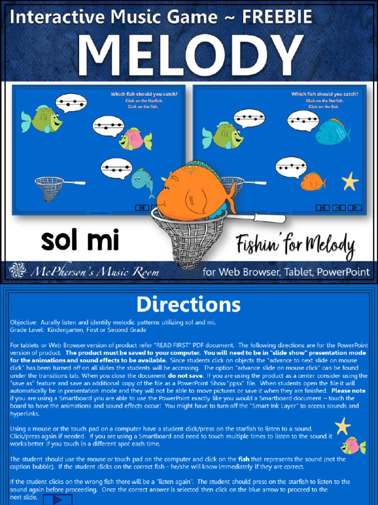 Sol Mi LMC Pherson Fishin FREEBIE | PDF