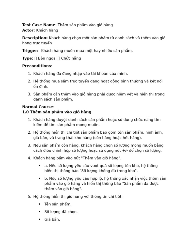 Test Case Name | PDF