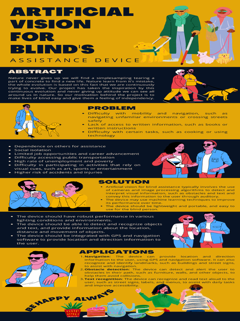 Artificial Vision For Blinds | PDF