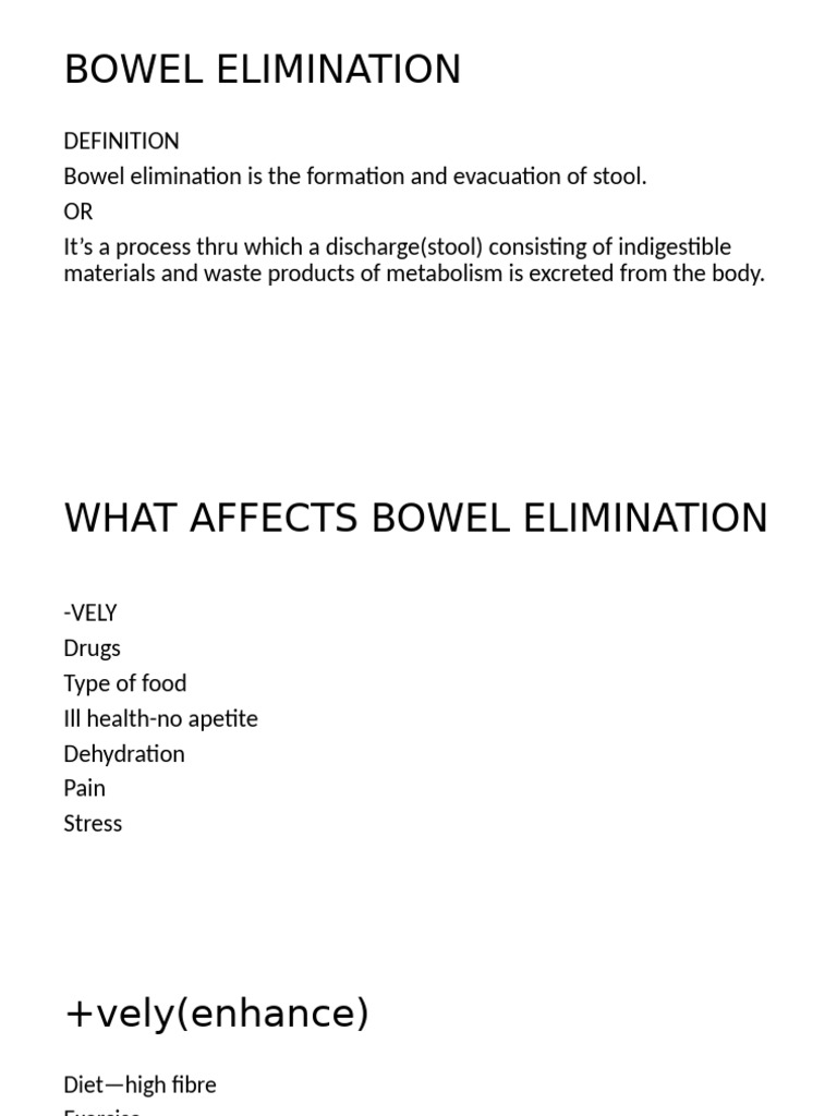 Bowel Elimination and Enema Procedures | PDF | Gastroenterology ...
