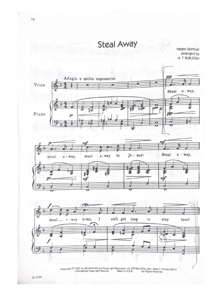 Steal Away | PDF