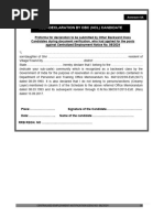 Alp - Self-Declaration by Obc (NCL) Candidate | PDF