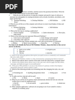 MS Publisher Questions and Answers PDF | PDF | Microsoft Word | Computing