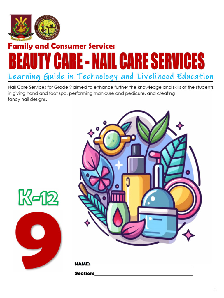 Nail Care Services 9 Module 1 3 | PDF | Nail (Anatomy) | Massage