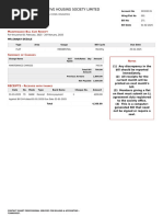 Housing Society Maintenance Bill Format 01 | PDF | Payments