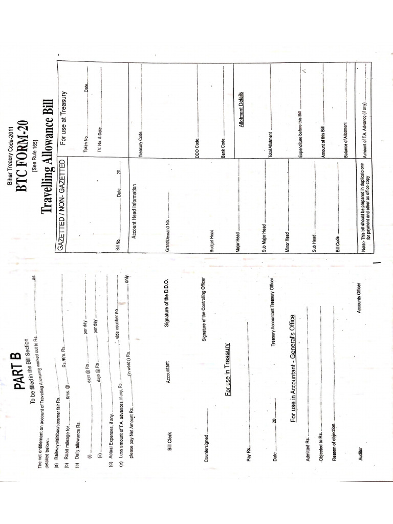 BTC 20 Blank Form-2-1 | PDF
