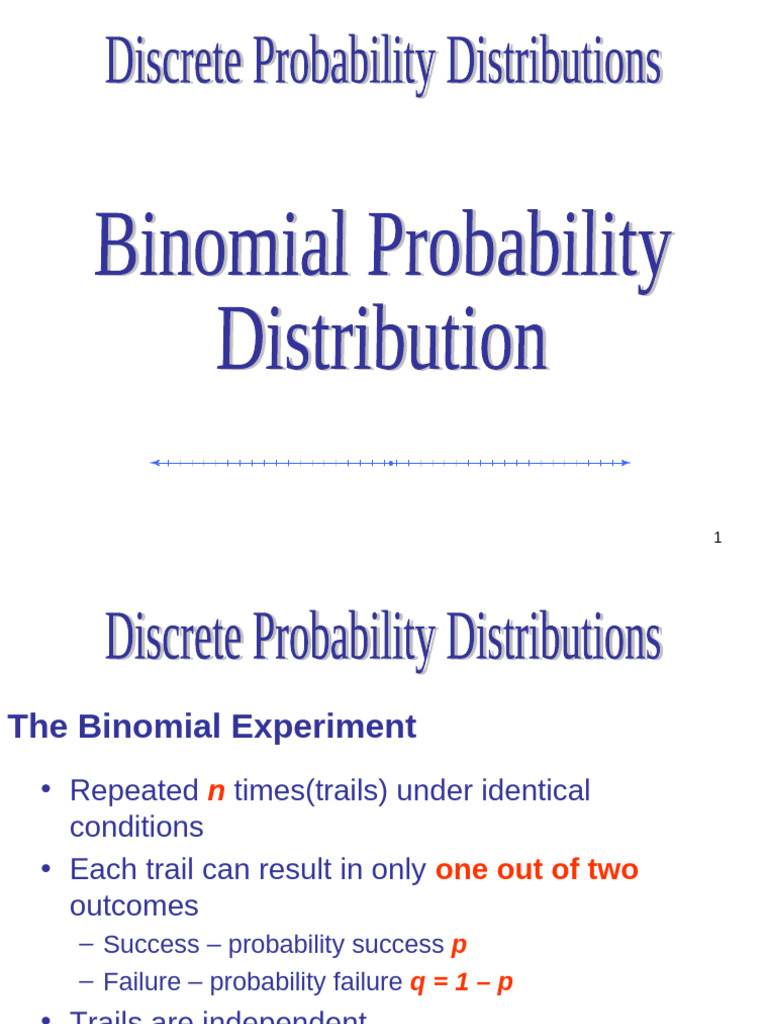 Binomial | PDF | Experiment | Probability Distribution