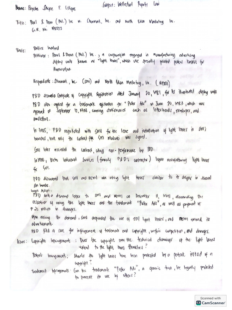 Case-Digest-IPL | PDF