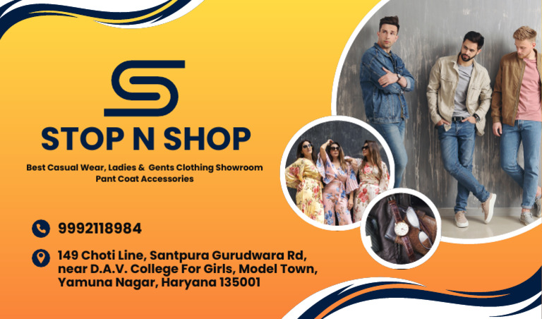Stop N Shop Visiting Card | PDF