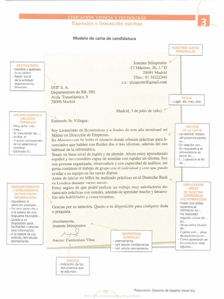 Carta de Candidatura | PDF