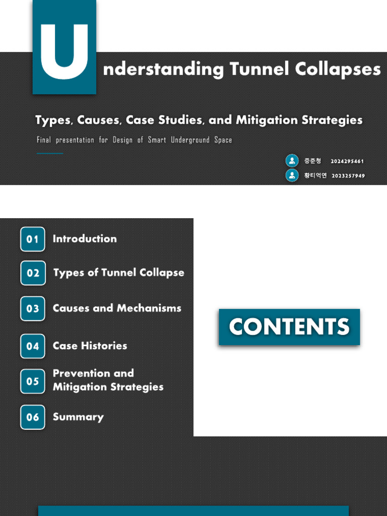 Smart Underground Space - Final Presentation - Jeng&Yen | PDF | Tunnel ...