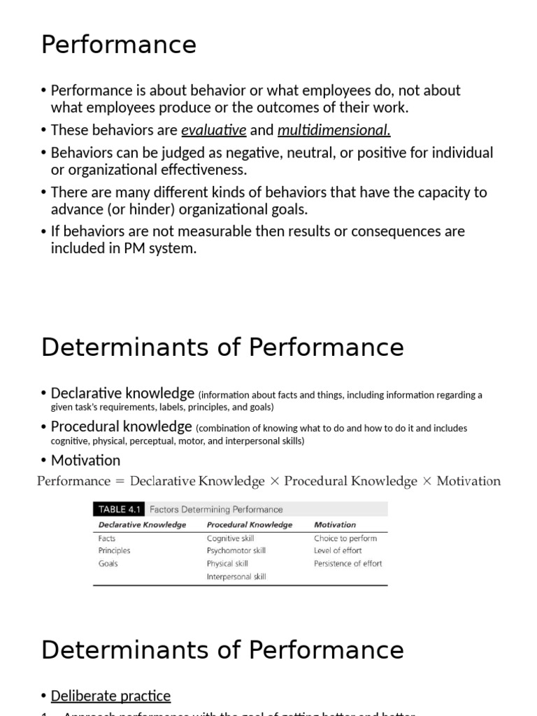 5 - Performance Measurement Approaches | PDF | Behavior | Knowledge