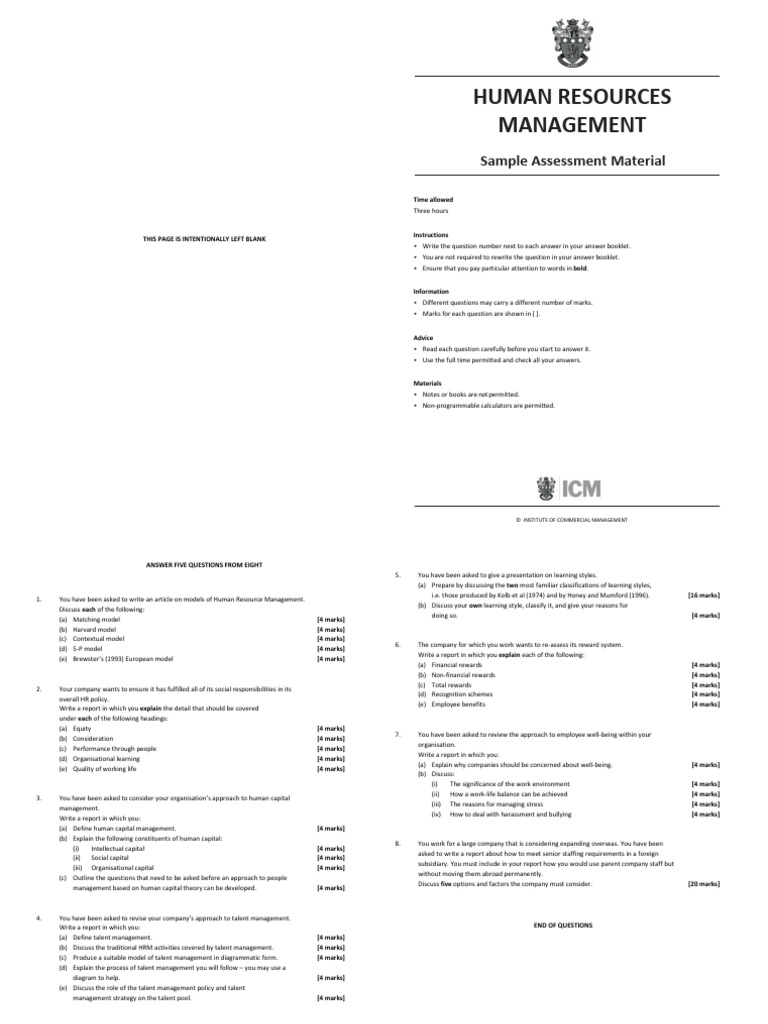 Human Resources Management | PDF | Learning Styles | Business