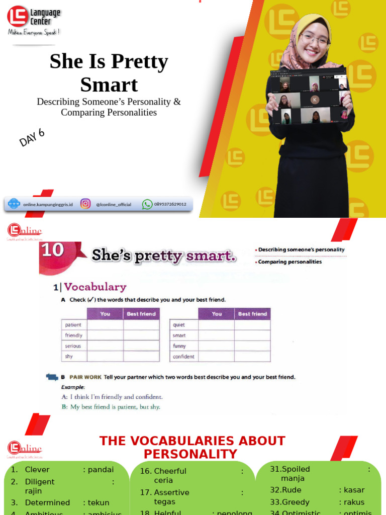 Day 6 She Is Pretty Smart | PDF