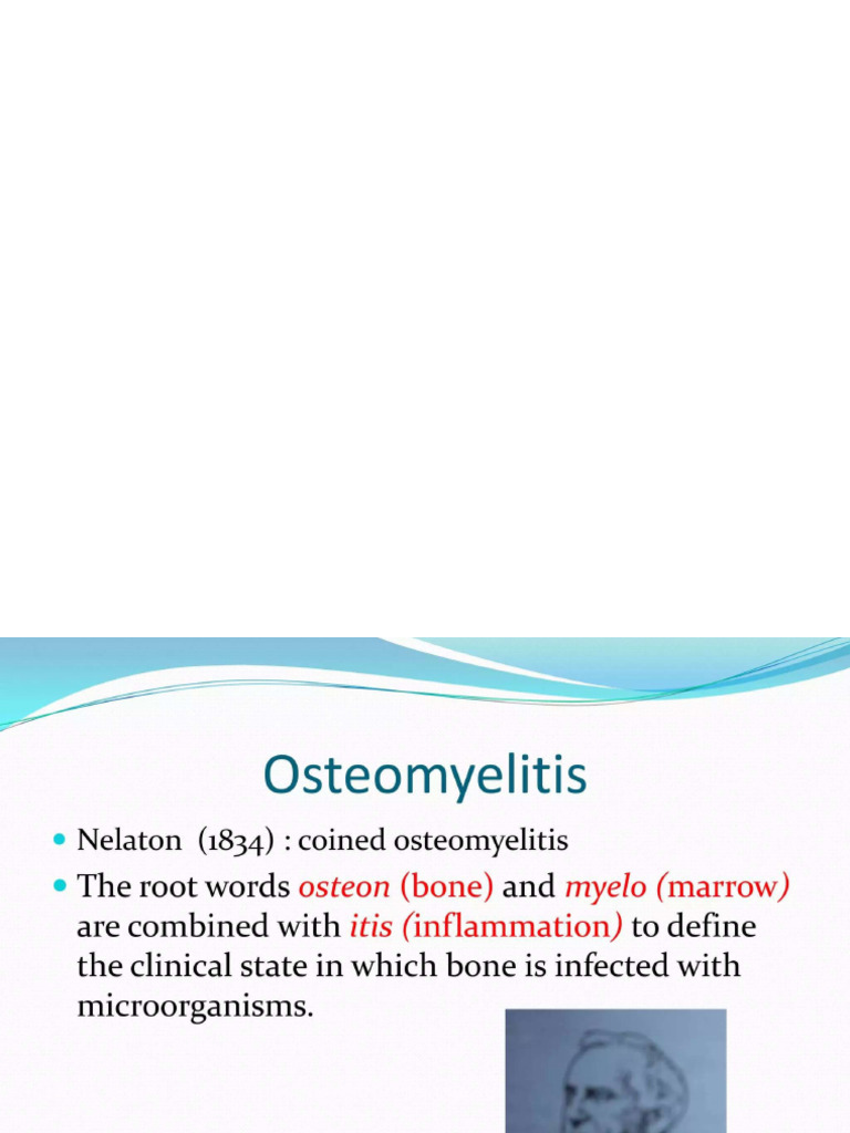 Osteomyelitis | PDF