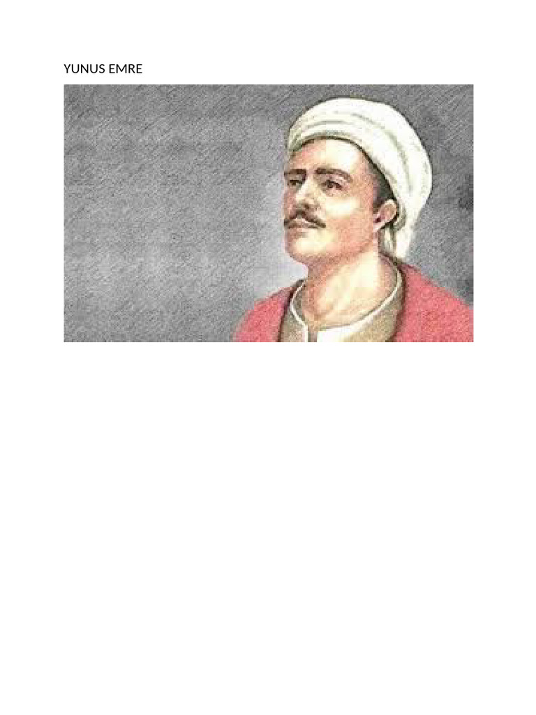 Yunus Emre 2 | PDF