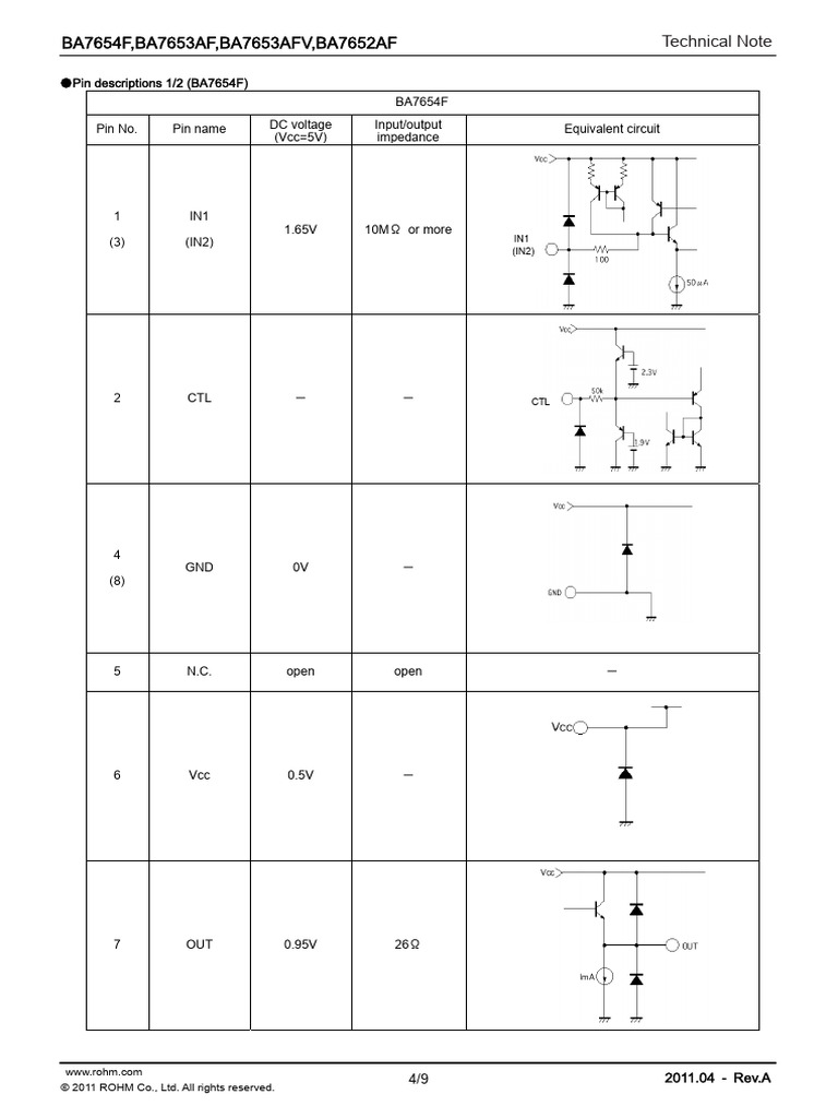Rohm - Semiconductor - Rohms17531 1 1742491 4 | PDF